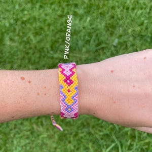 Woven Arrowhead Friendship Bracelets, Handmade, Cotton, Keychain ...