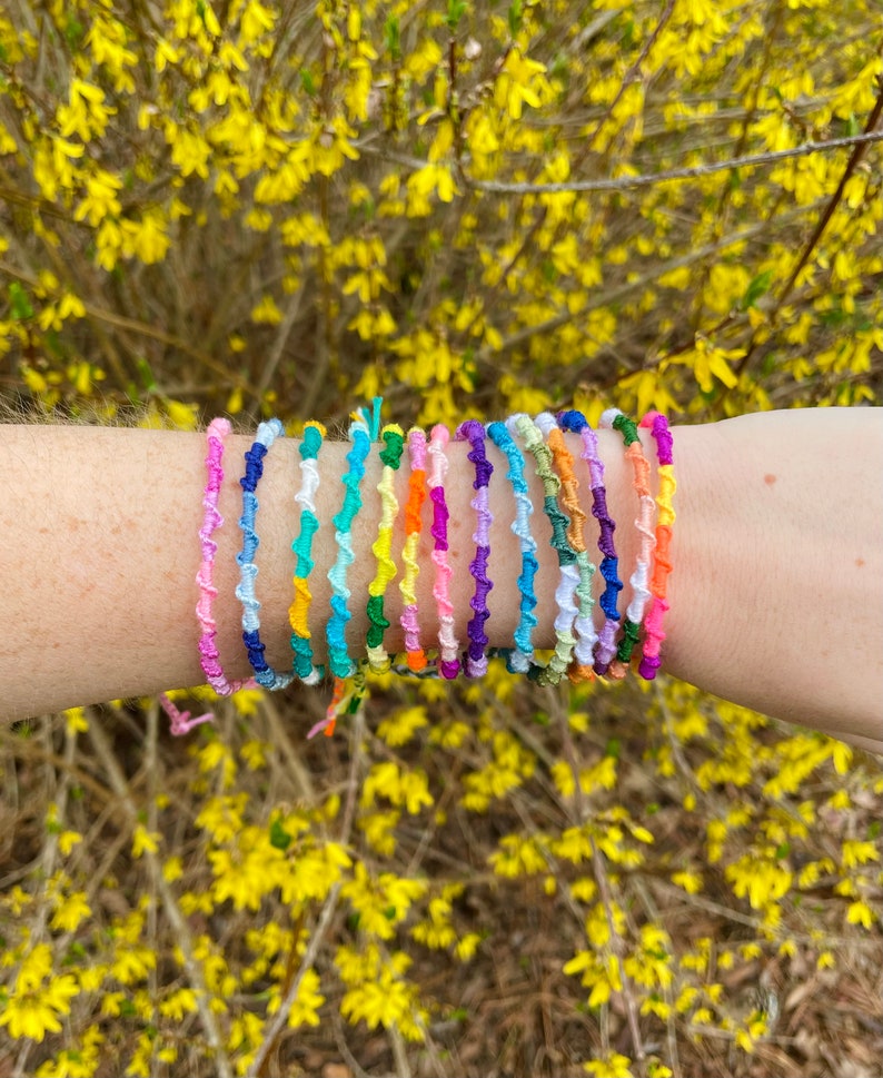 Staircase Friendship Bracelets, Boho Bracelets, Vintage, Jewelry,anklet ...