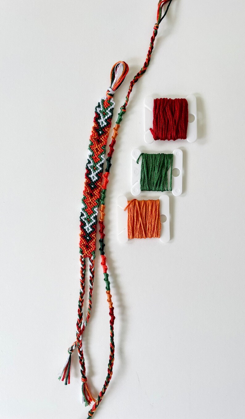 Woven Arrowhead Friendship Bracelets Handmade Cotton | Etsy