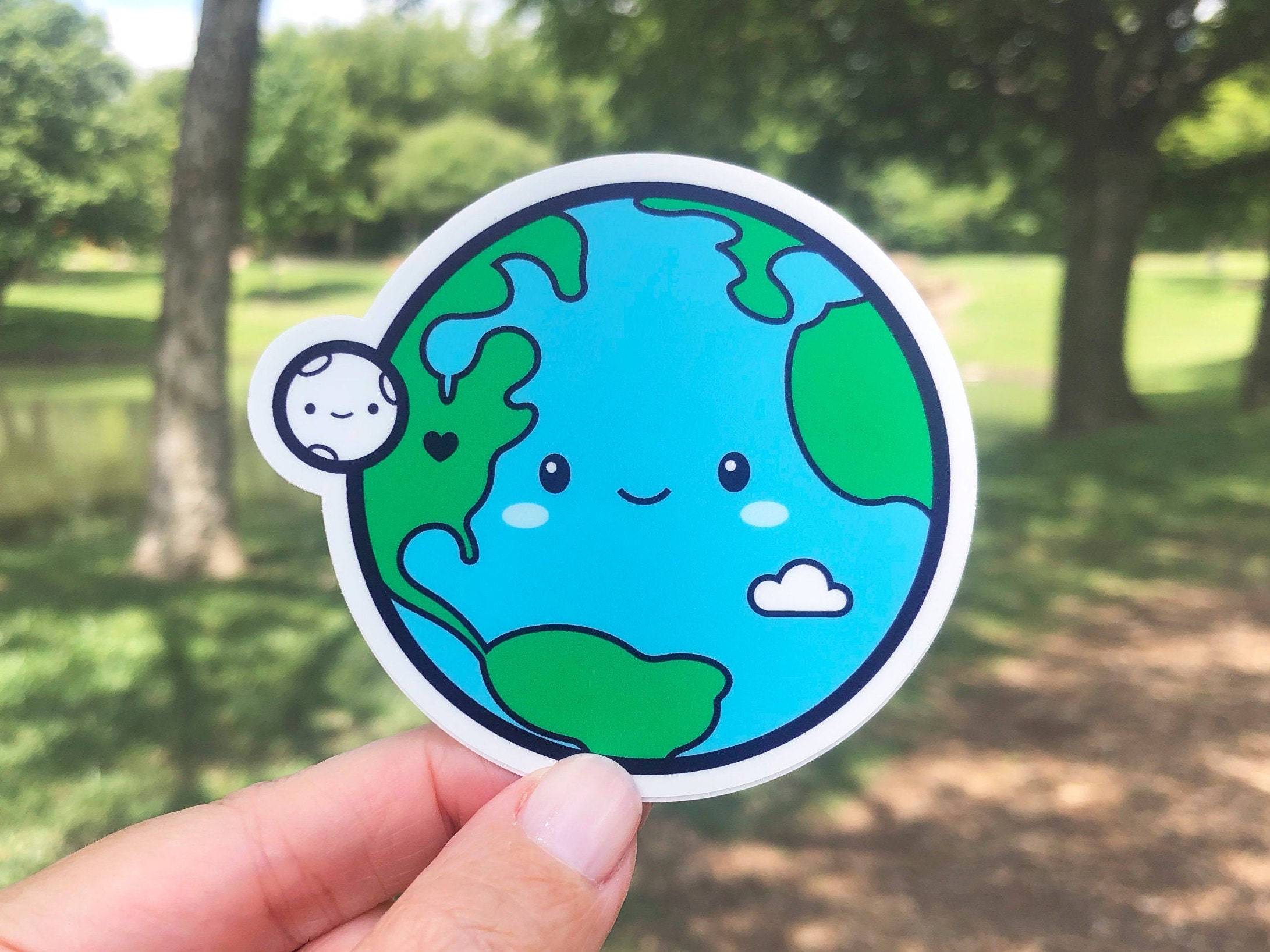 Earth Sticker Water Bottle Sticker Science Gifts for Kids - Etsy