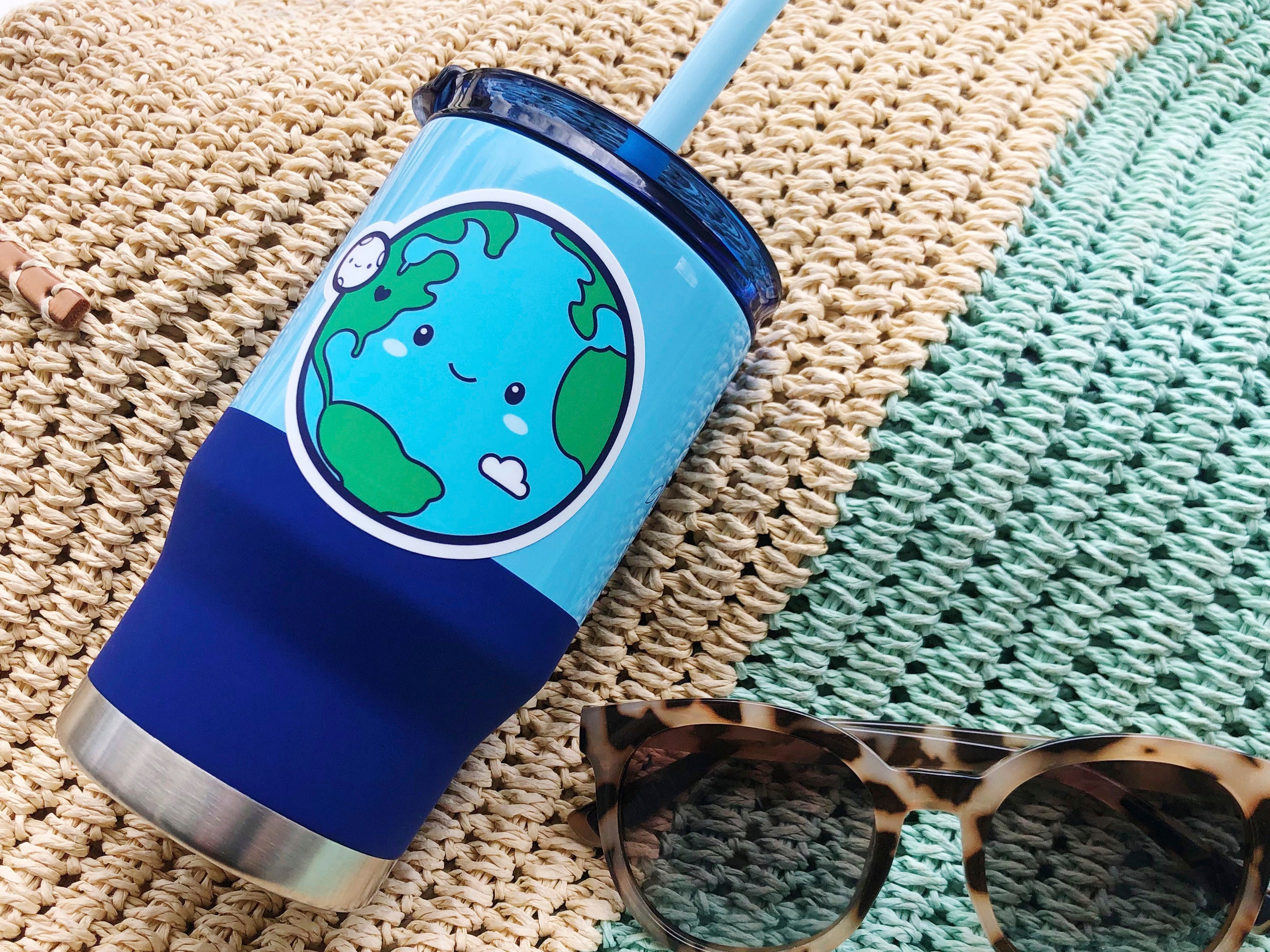 Earth Sticker Water Bottle Sticker Science Gifts for Kids - Etsy