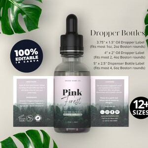 100% Editable Body Product Label Templates - Vanilla Body Butter, Body ...