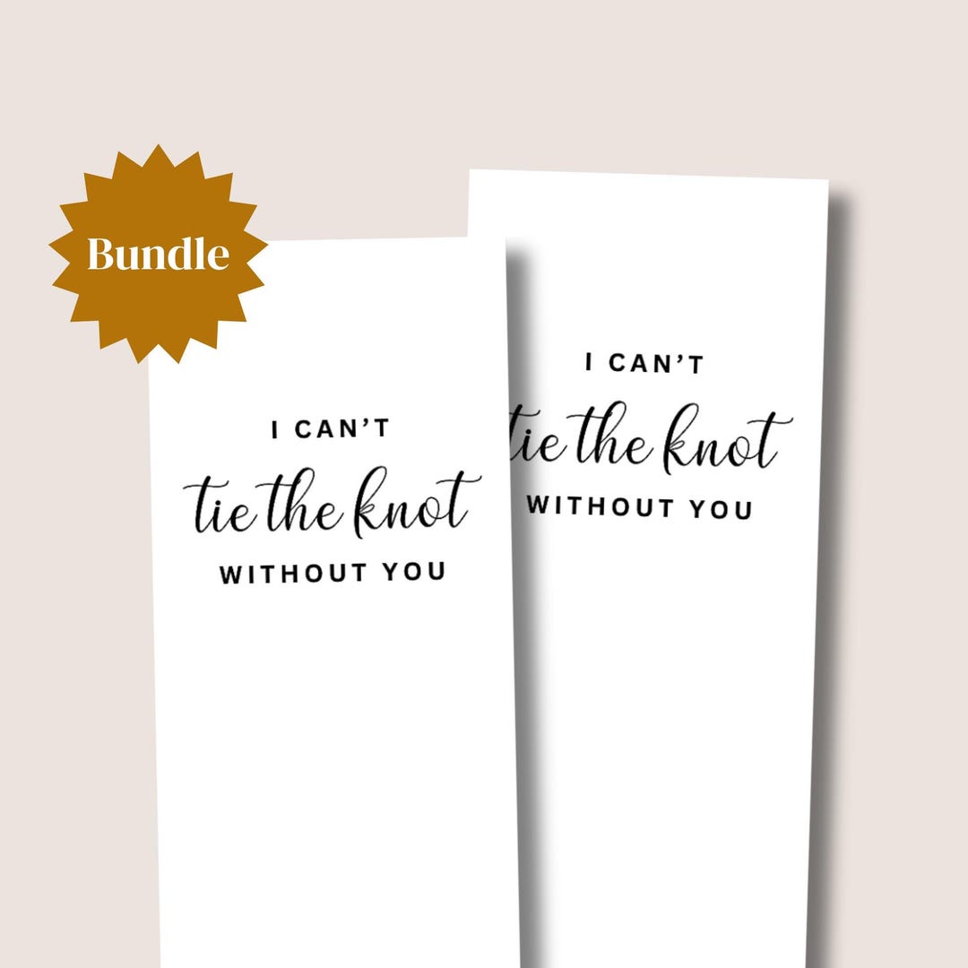 PRINTABLE Scrunchie Tag Bundle for Bridesmaids and Maid of Honours ...