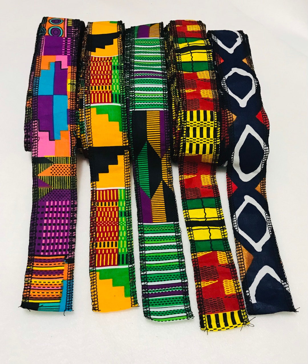 African Print Fabric Ribbon/ Kente Ribbon/ Craft Ribbon by the - Etsy