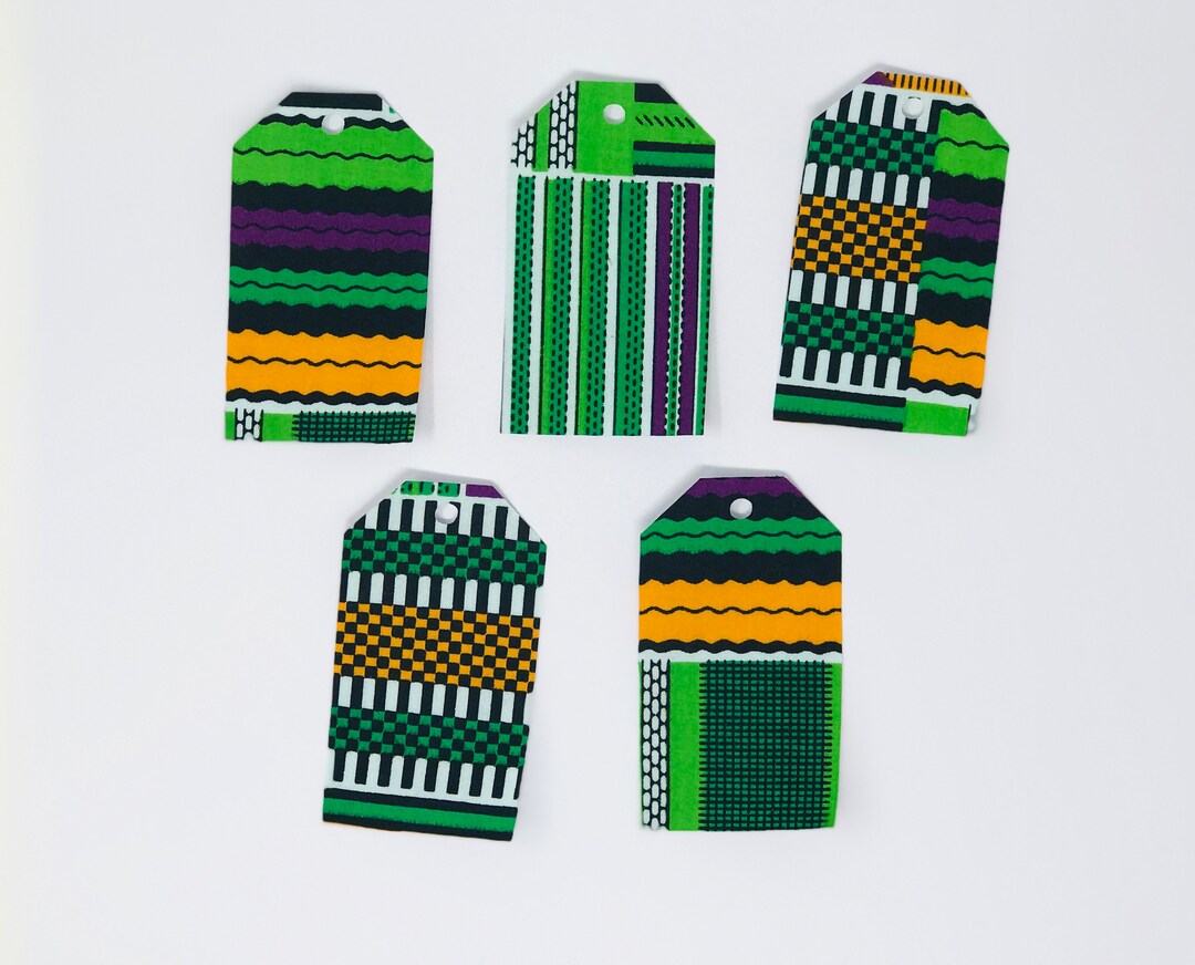 African Print Gift Tags/ Ankara Tags/ Kente Gift Tag/afrocentric Gift ...
