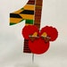 Afro Puff Cake Topper/ Kente Cake Topper - Etsy