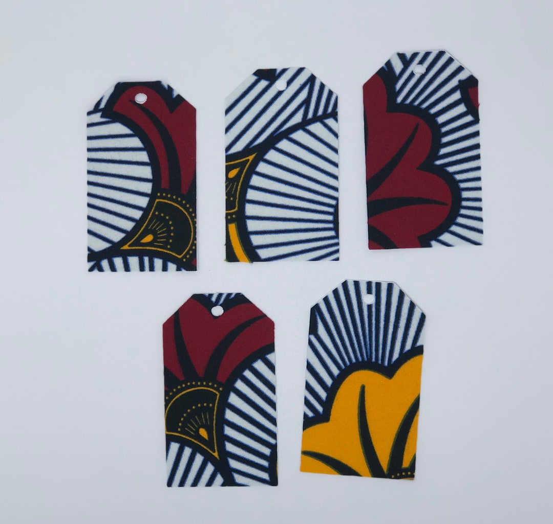 African Print Gift Tags/ Ankara Tags/ Kente Gift Tag/afrocentric Gift ...
