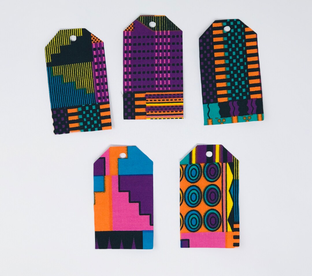 African Print Gift Tags/ Ankara Tags/ Kente Gift Tag/afrocentric Gift ...