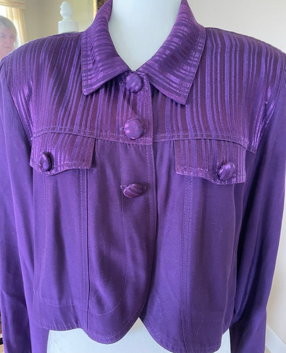 RESERVED Super Cool Vintage 80s Cropped/Boxy Fit Dian… - Gem