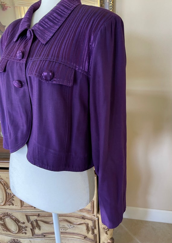 RESERVED Super Cool Vintage 80s Cropped/Boxy Fit Dian… - Gem