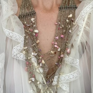 Beaded Statement Necklace - Etsy