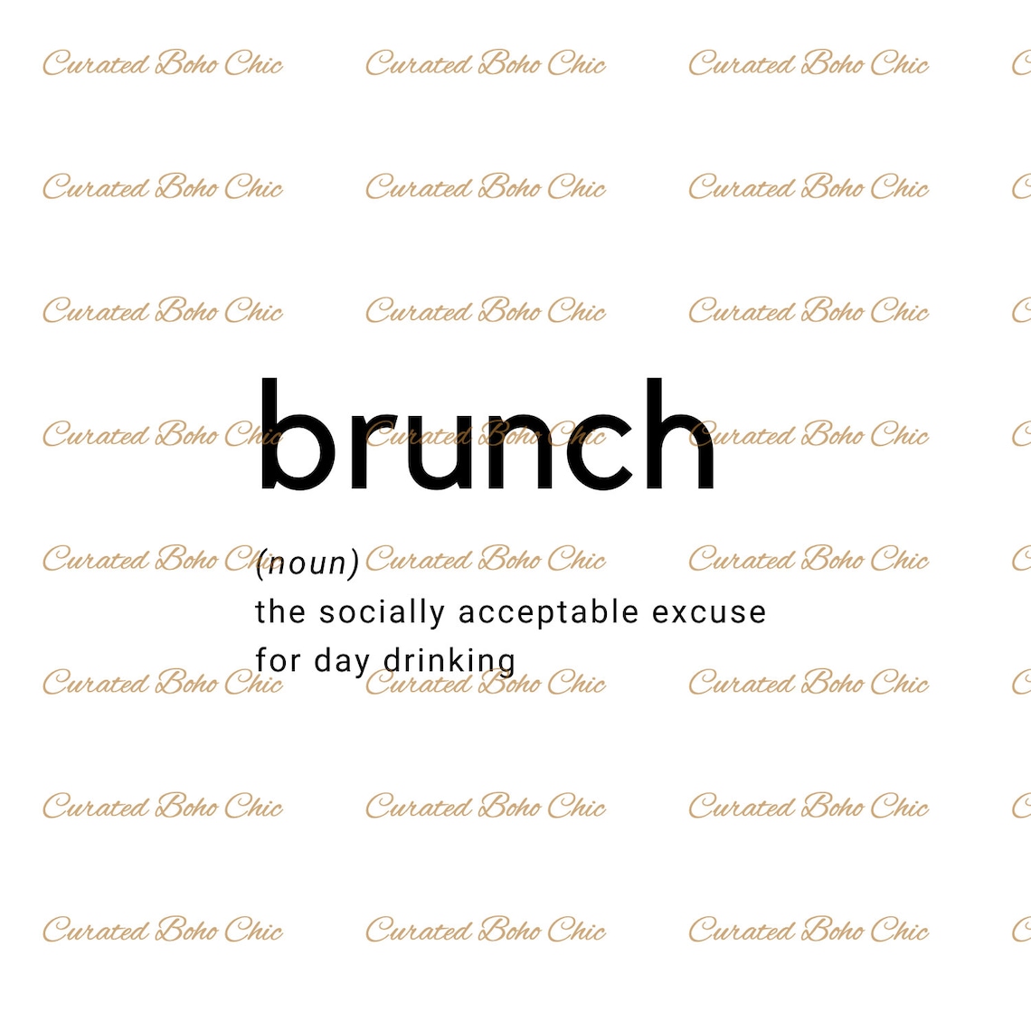 Brunch Definition SVG Digital Download - Etsy