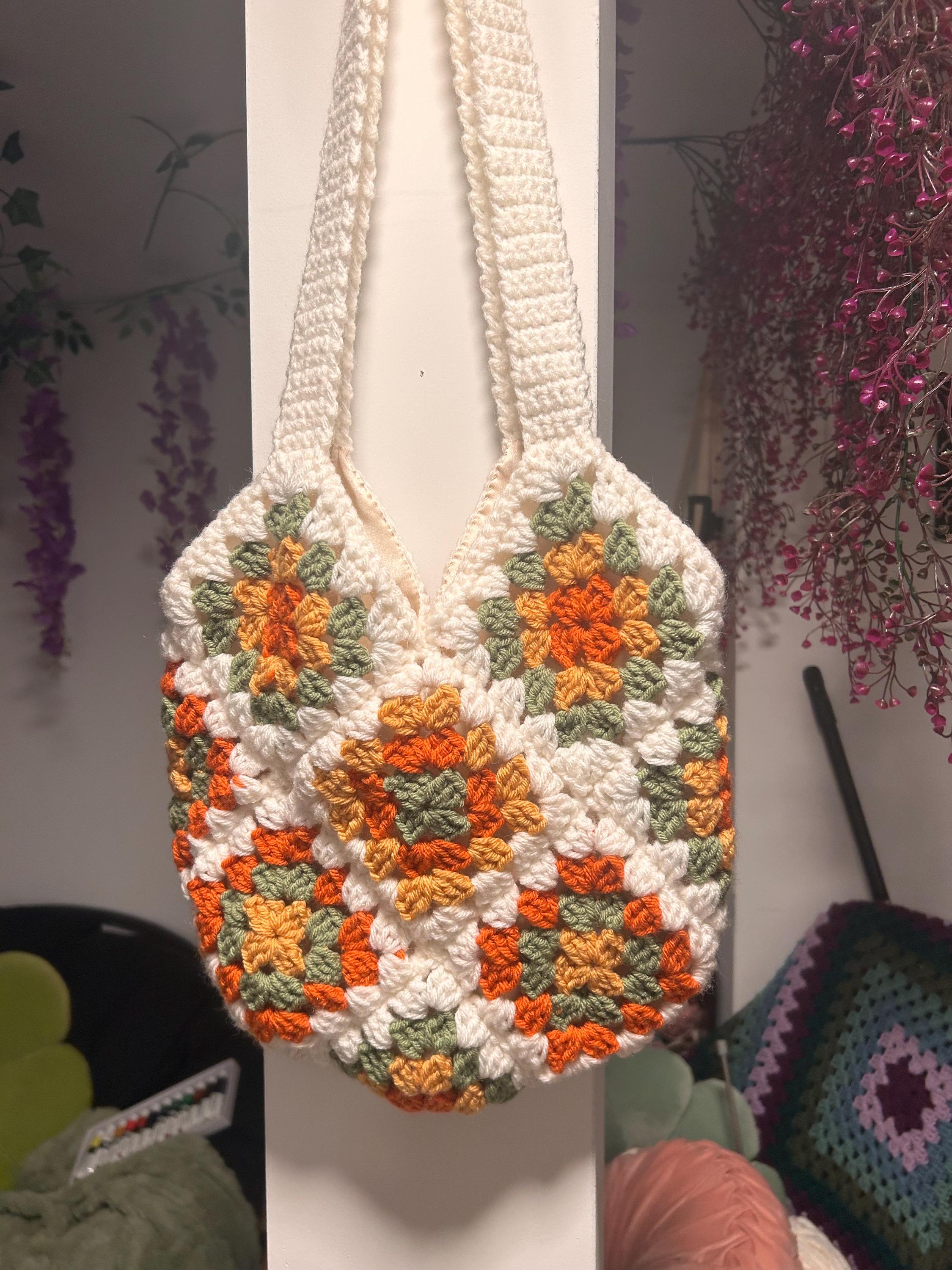 Simple Granny Square Tote Bag - Etsy