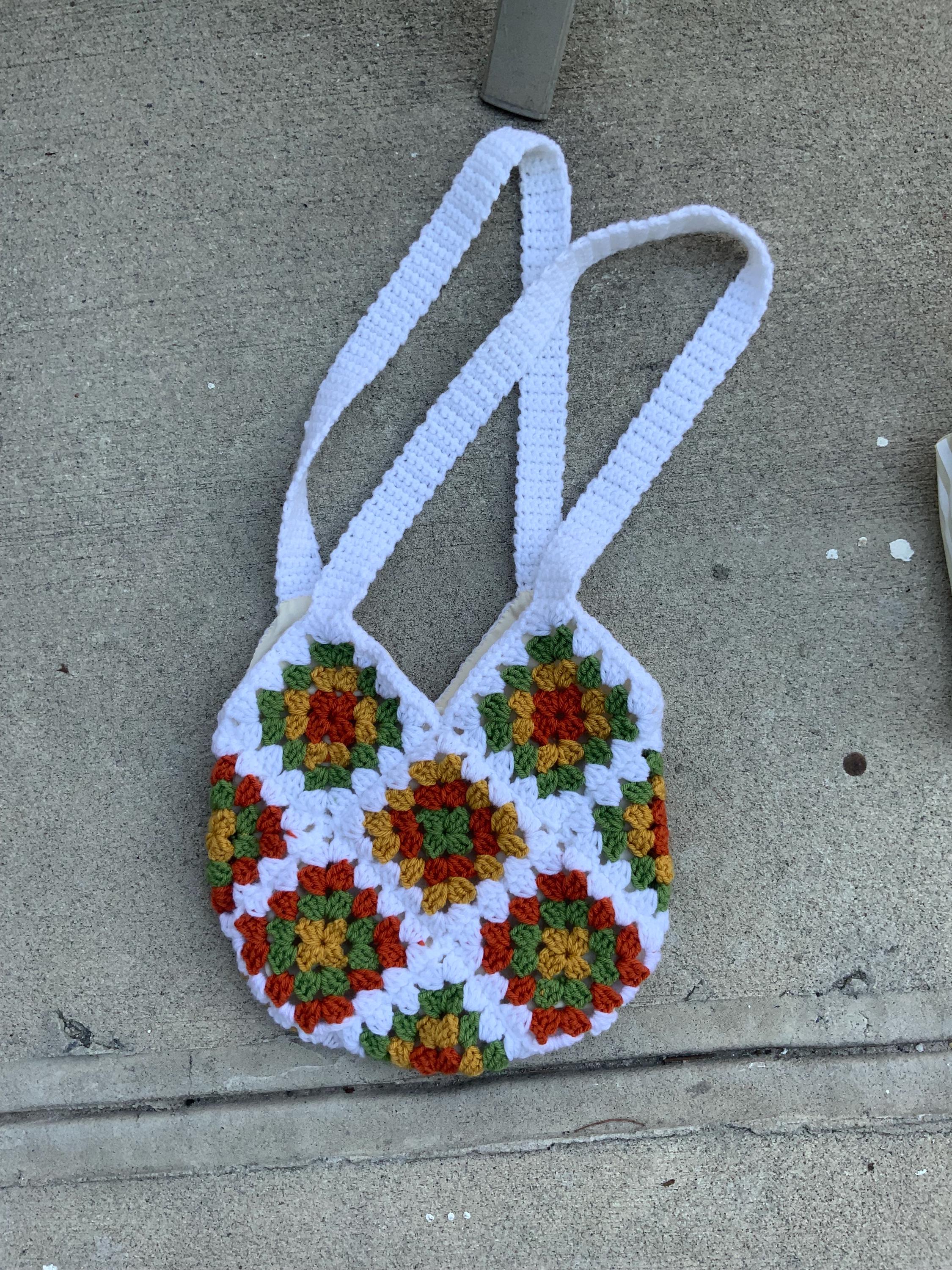 Simple Granny Square Tote Bag - Etsy