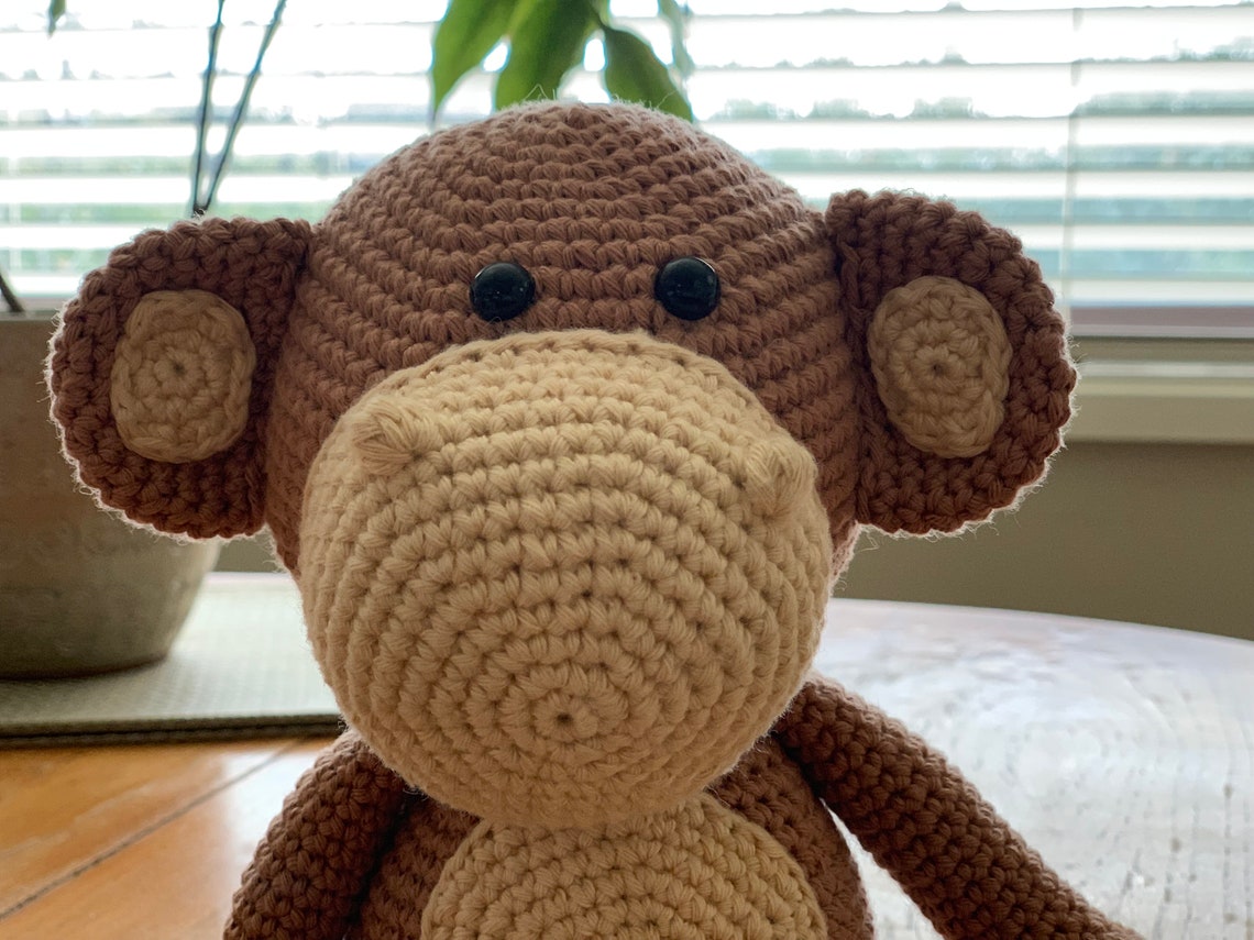 Monkey Crochet Pattern Amigurumi Beginner/intermediate - Etsy