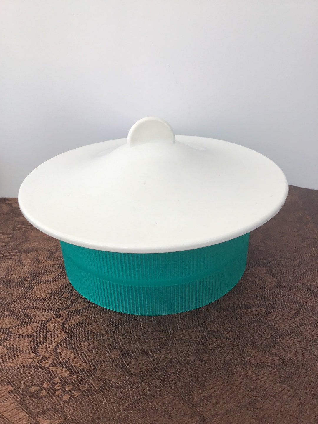 TUPPERWARE Acrylic Microwavable Dip Bowl 2875 Jeweltone Teal - Etsy