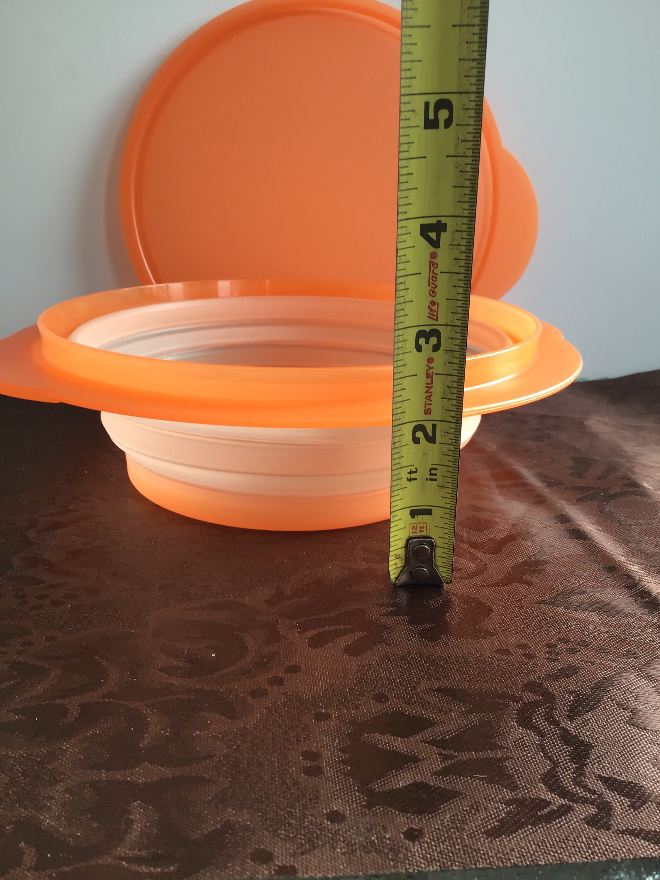 TUPPERWARE Flat-out Collapsible 4 Cup Bowl 5453 With Lid | Etsy