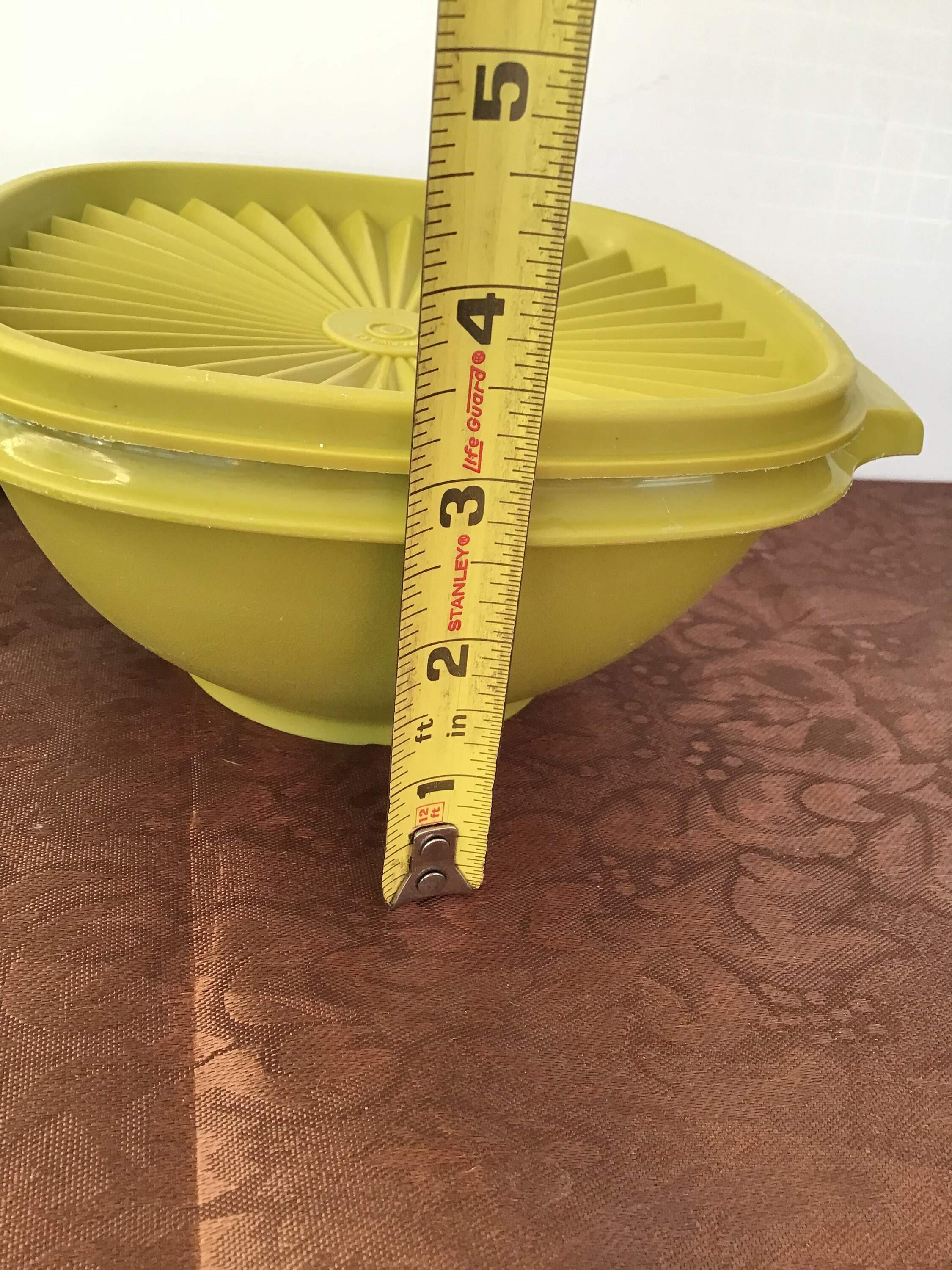 Vintage TUPPERWARE 4 Cup Servalier Bowl 840 With Sunburst - Etsy