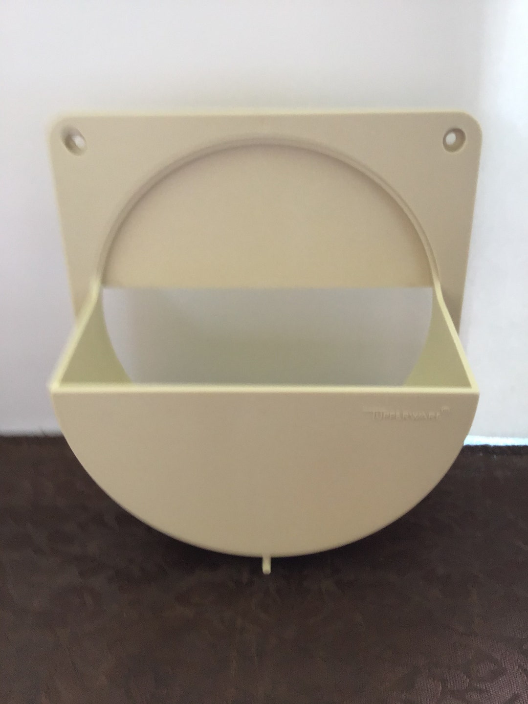 Vintage TUPPERWARE Small Wall Mounted Lid/seal - Etsy