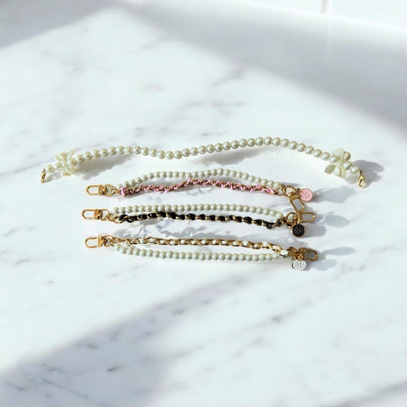 Pearl Handbag Chains - Etsy