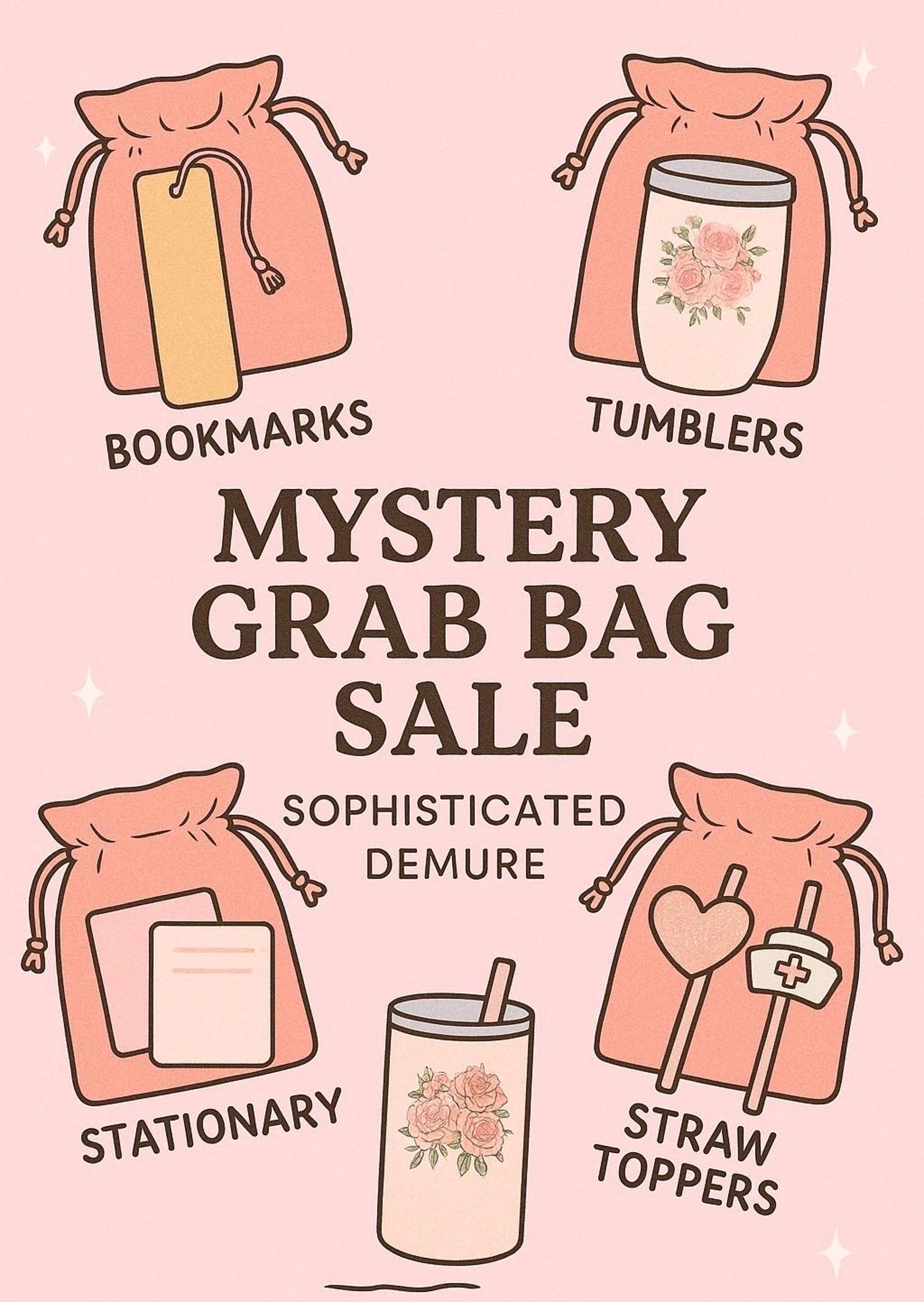 Stationary Mystery Grab Bag |cute Aesthetic Desk Supplies| Surprise ...