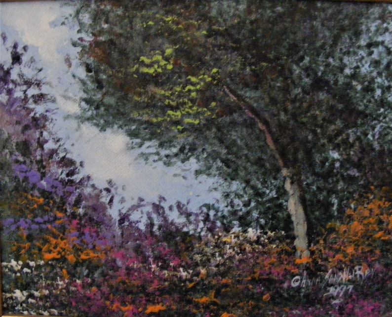 1997 Original Signed Anna Sandu Ray Framed Acrylic Painting #2 - Etsy