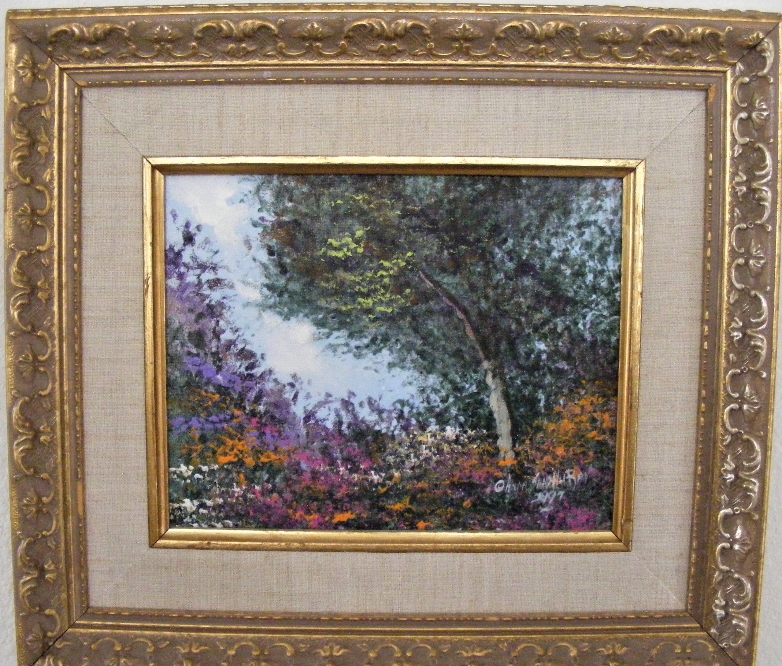 1997 Original Signed Anna Sandu Ray Framed Acrylic Painting #2 - Etsy