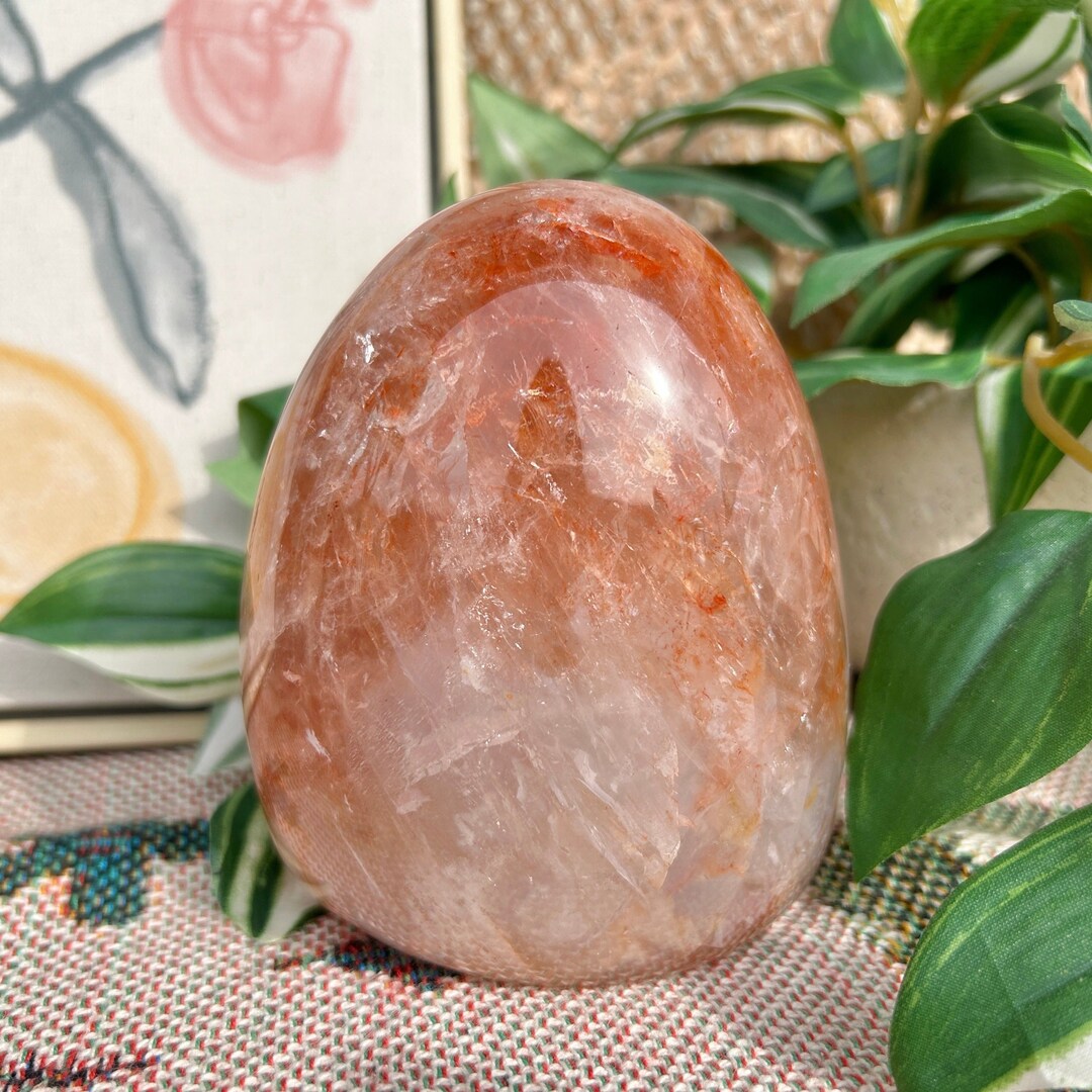 Red Hematoid "fire" Quartz Polished Freeform *imperfect* - Etsy