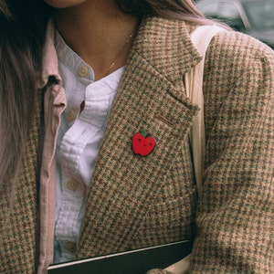 NYC Enamel Pin - Big Apple Pin - Cute Enamel Pin - Gift- Teacher ...