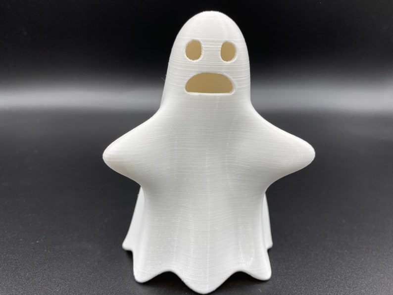 8" Large Spooky Ghosts W/ Flickering LED Candle | Halloween Decor ...