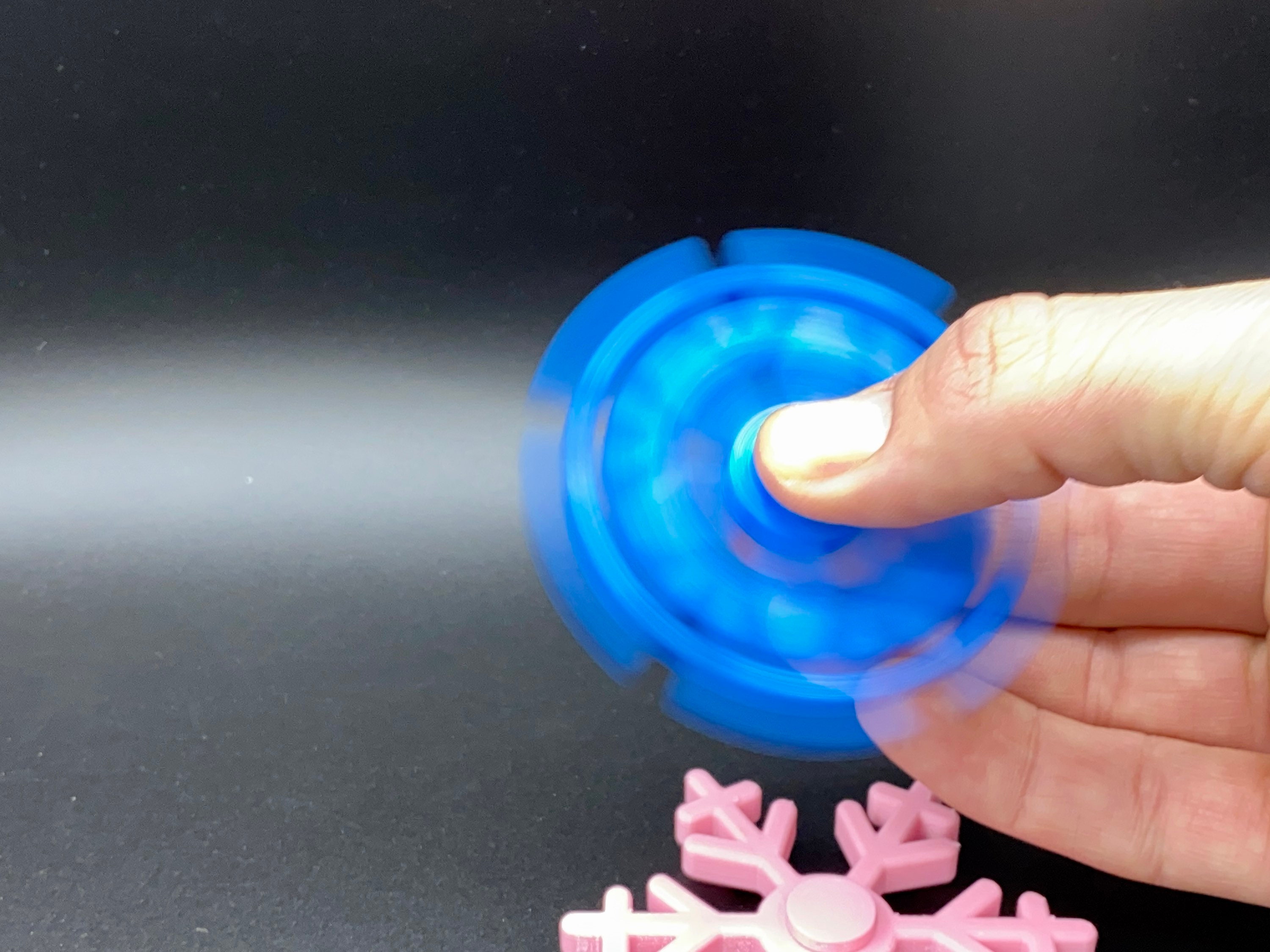 Fidget Spinner Snowflake 3 Pack 3D Printed Holiday Spirit - Etsy