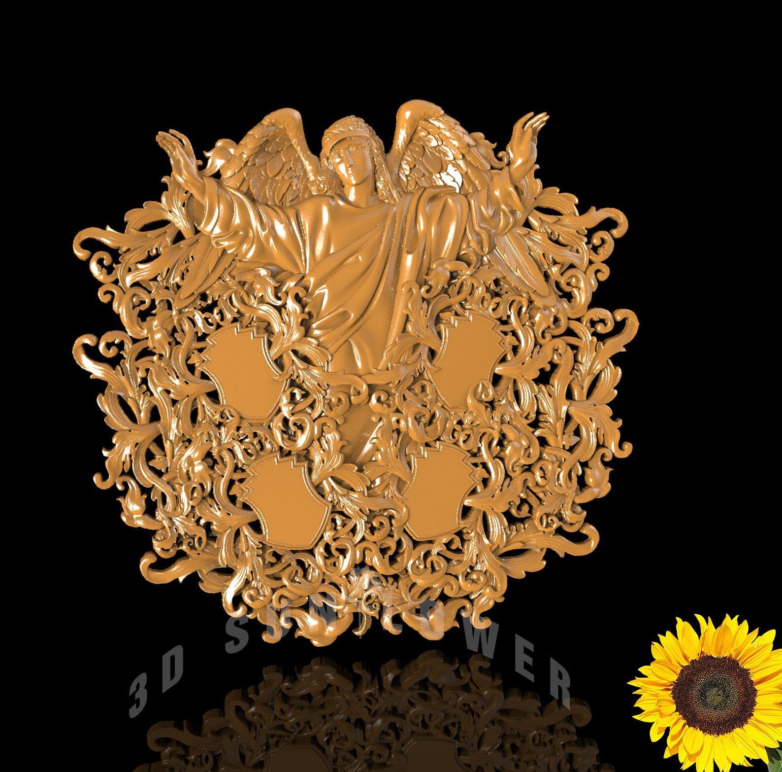 Family Tree 3d model picture stl file for cnc router printing | Etsy