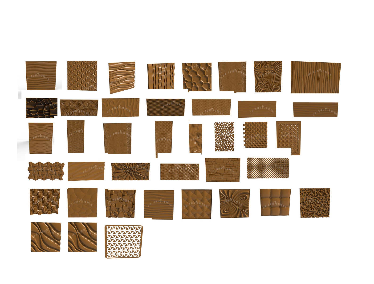 Backgrounds Texture 110pcs 3D STL Models for CNC Router | Etsy