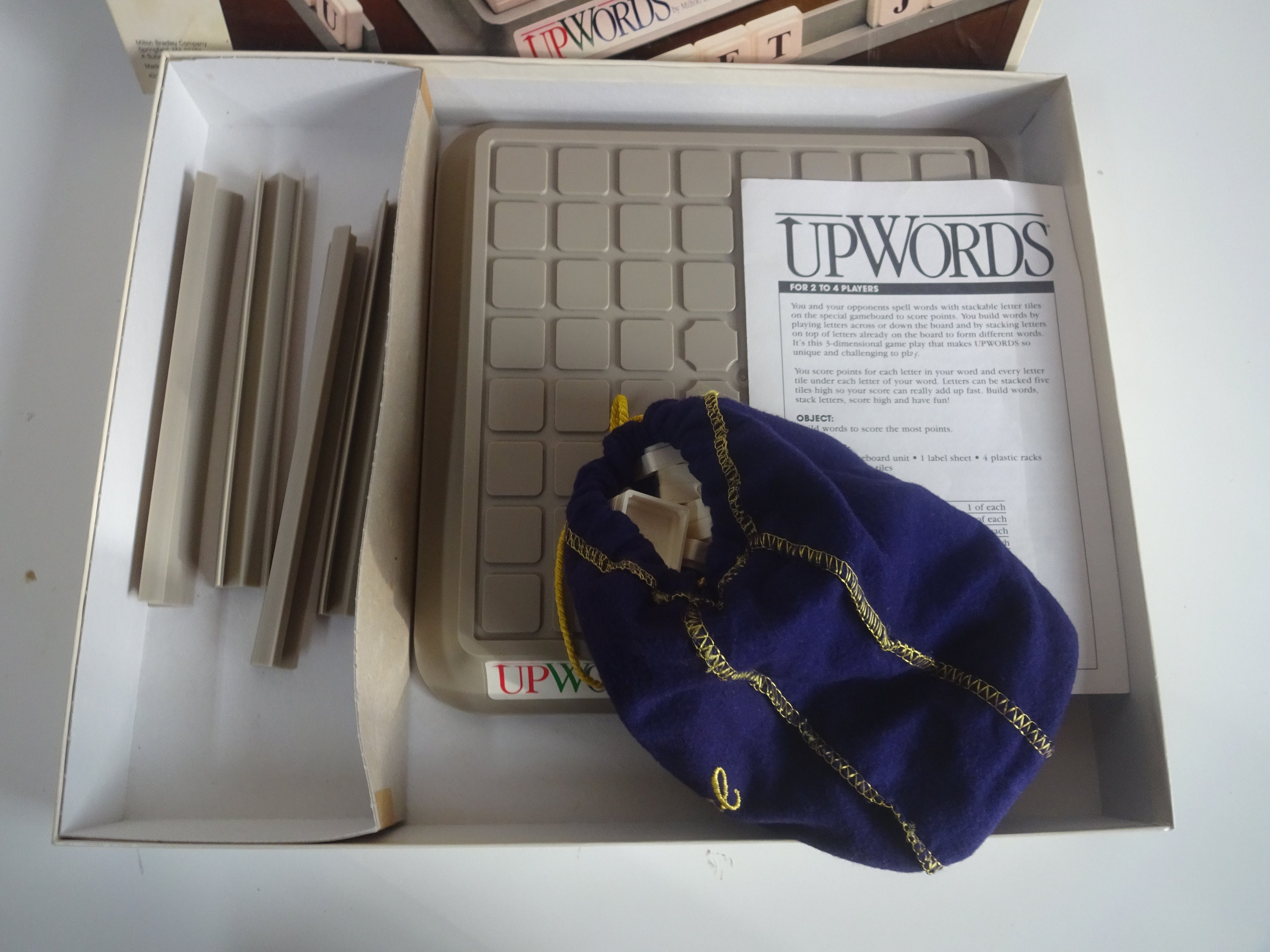 Vintage 1988 Upwords 3d scrabble word game by MB 80s - Etsy 日本