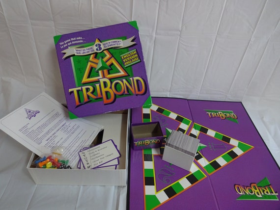 Vintage 1992 Tribond board game by Patch 90s adult board game | Etsy