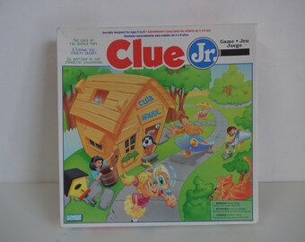 Vintage Clue Jr the Case of the Hidden Toys Mystery Detective Board ...