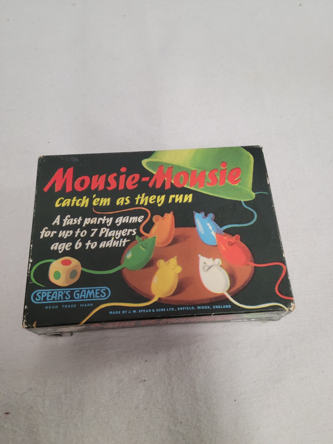 Rare Vintage Mousie Mousie Party Board Game - Etsy