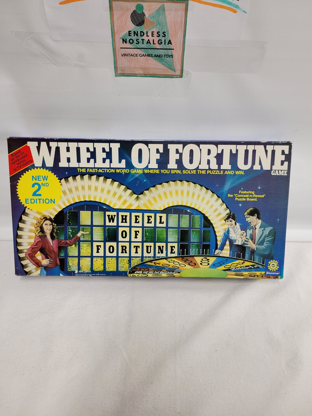1985 Vintage Wheel of Fortune Board Game - Etsy