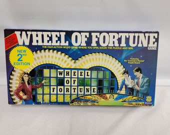 1985 Wheel of Fortune Board Game made by Pressman - Etsy