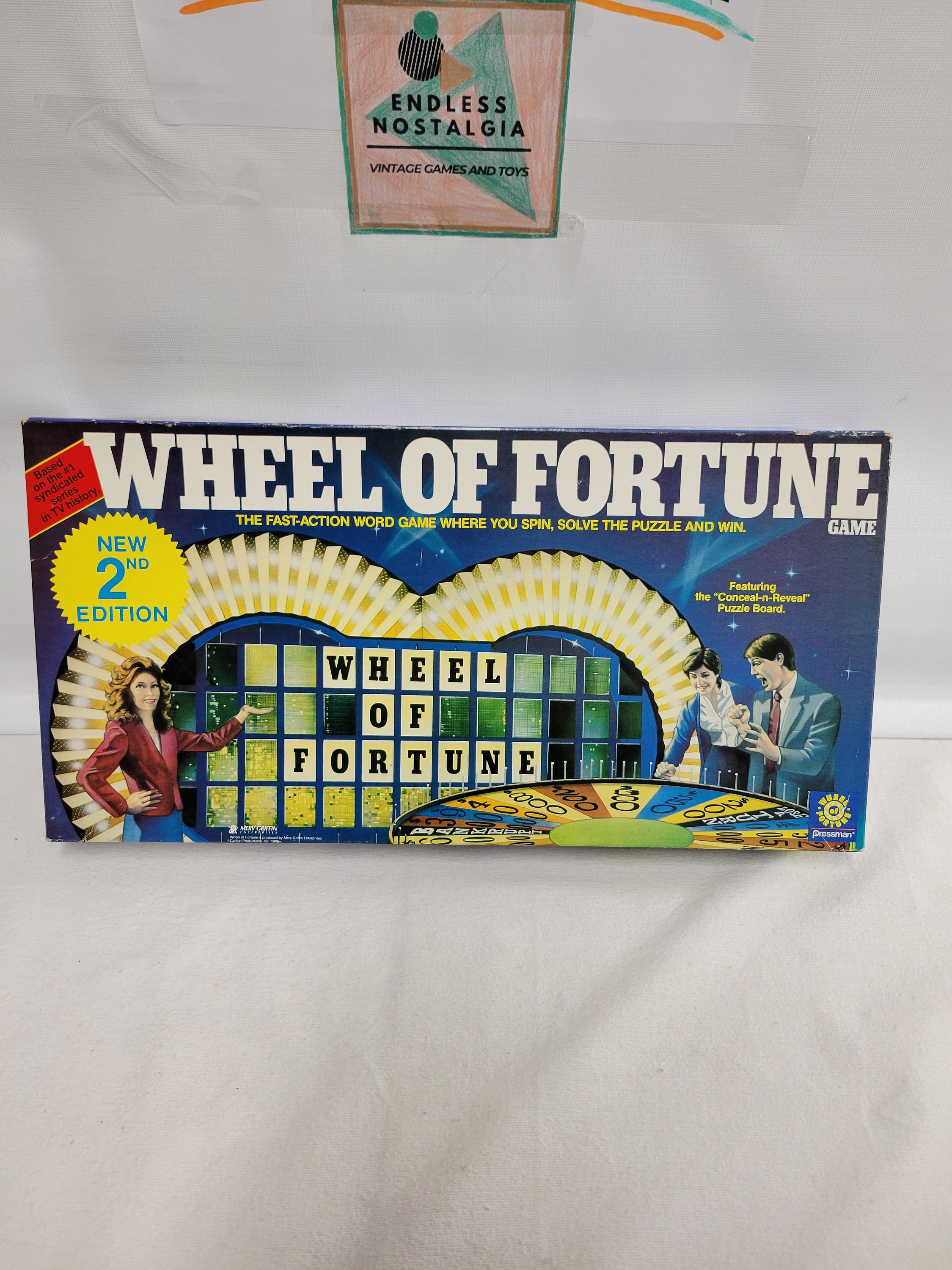 1985 Vintage Wheel of Fortune Board Game - Etsy