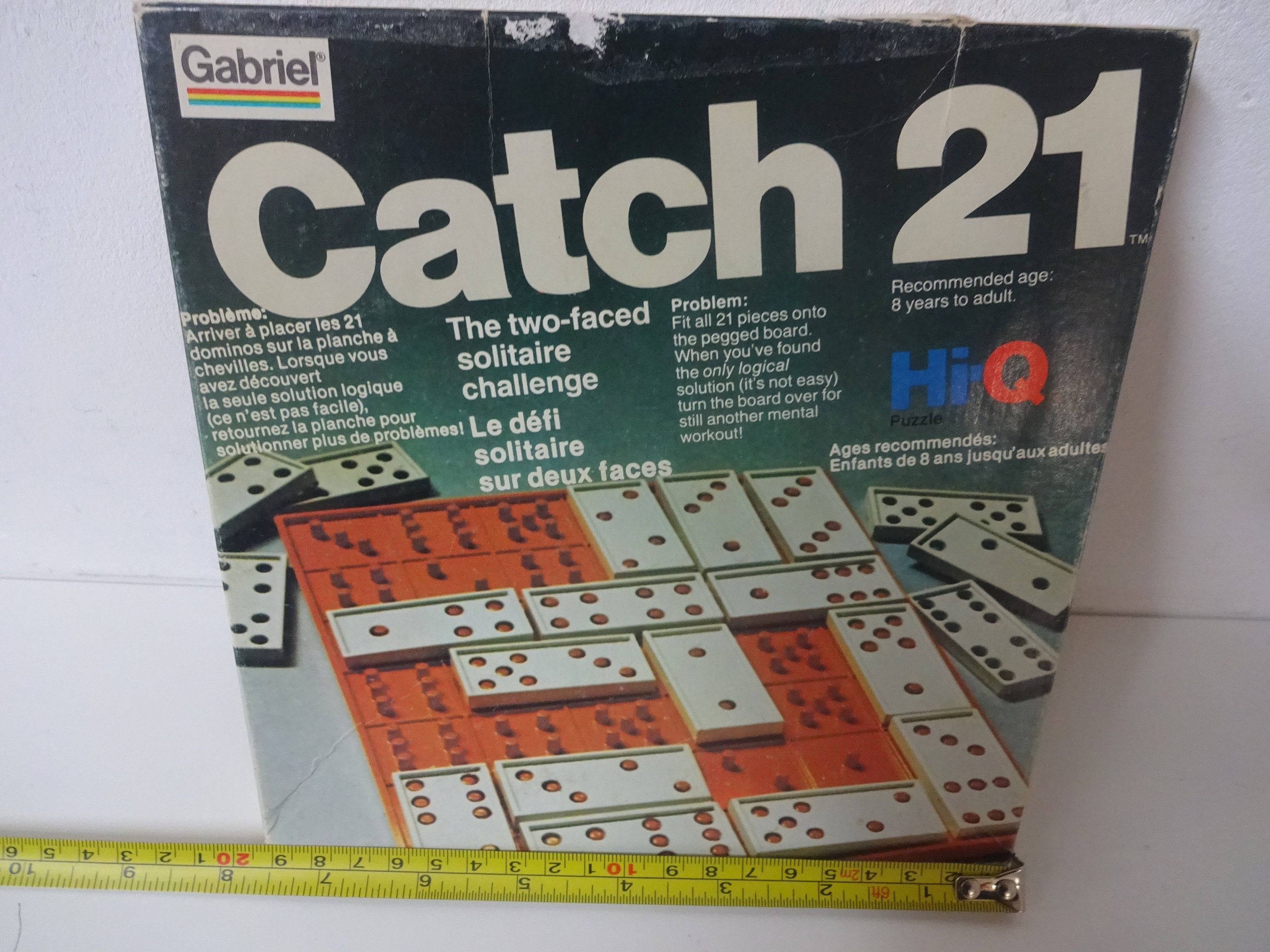 Vintage Gabriel Catch 21 Game Kohner Bros Hiq Puzzle COMPLETE Rare - Etsy
