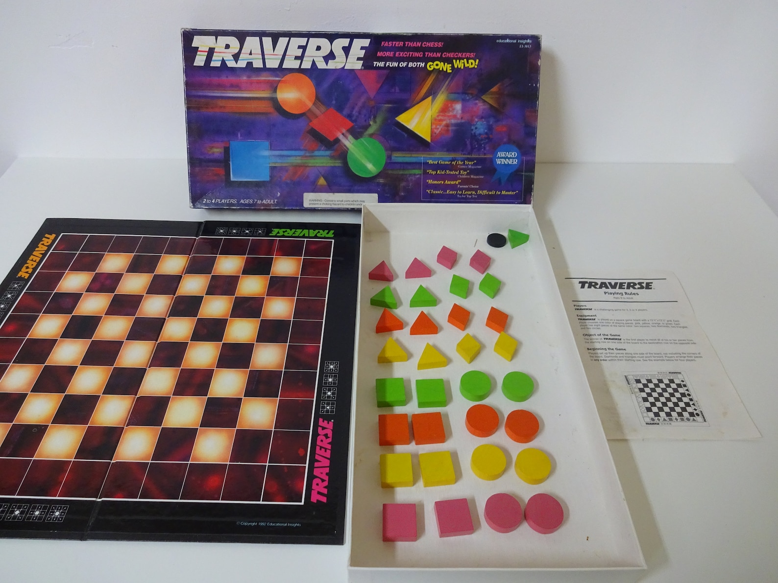 Vintage 1992 Traverse Board Game by Educational Insights - Etsy