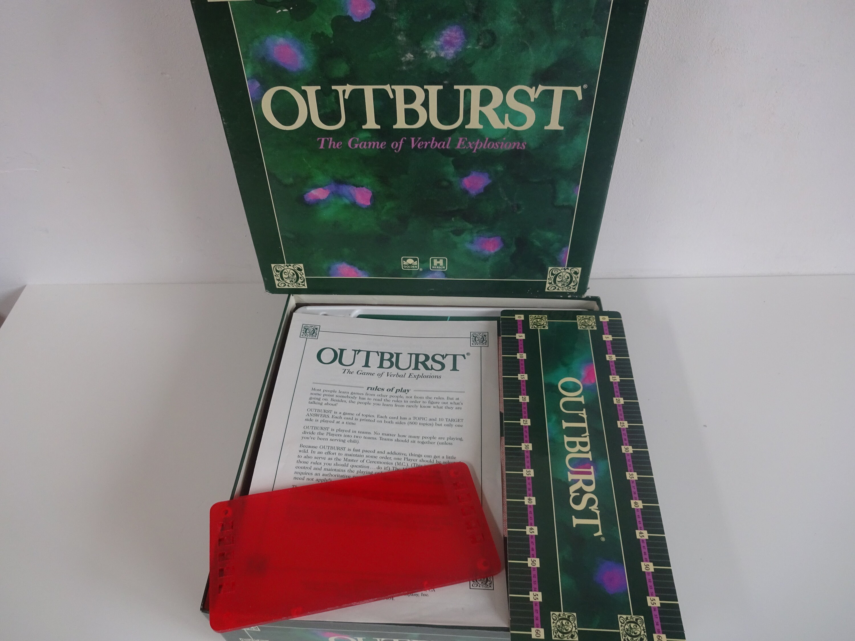 Vintage 1988 Outburst the Game of Verbal Explosions by - Etsy