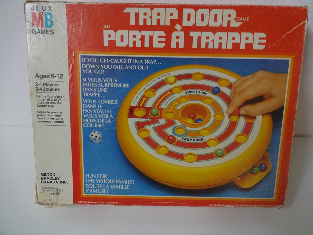 Rare Vintage 1982 Trap Door Game Marble Maze Jeu Porte a Trappe by ...