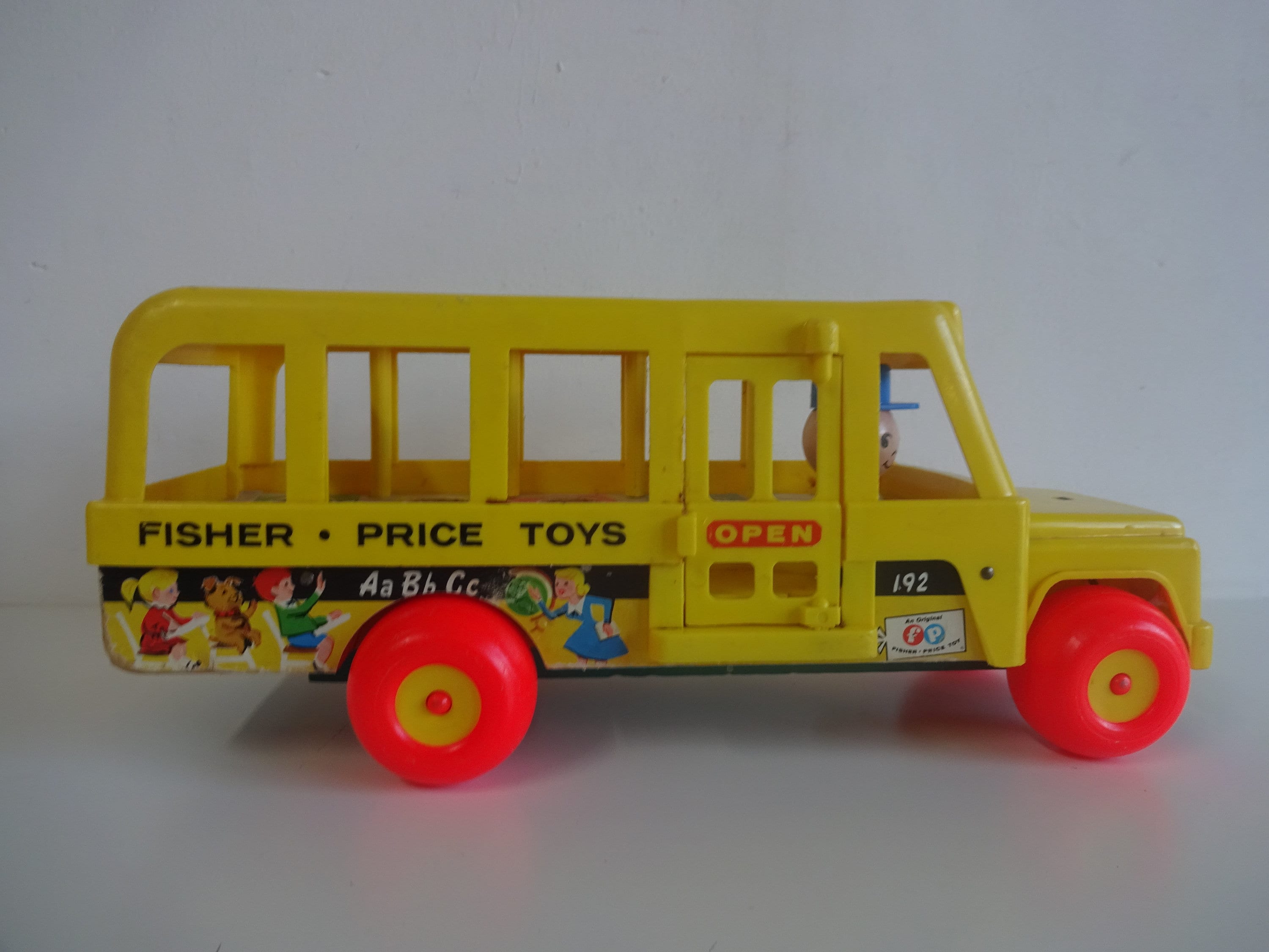 Vintage 1965 Fisher Price School Bus 192 Fisher Price Toys - Etsy