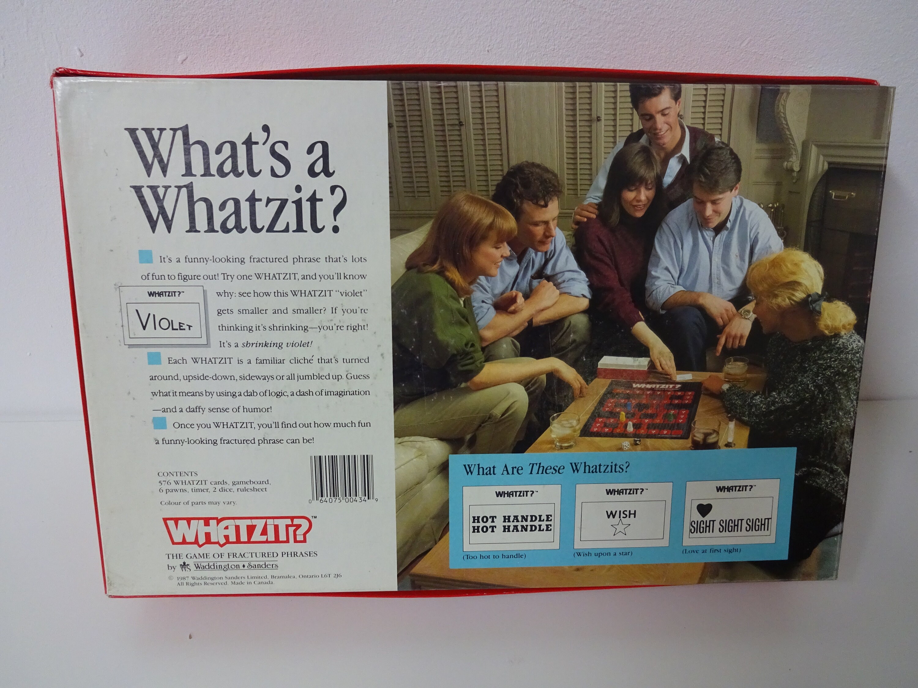 Vintage 1987 Whatzit Board Game the Game of Fractured Phrases - Etsy