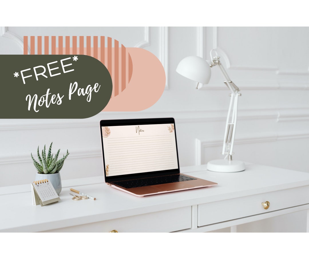 Boho September 2023 August 2024 Digital Calendar - Etsy