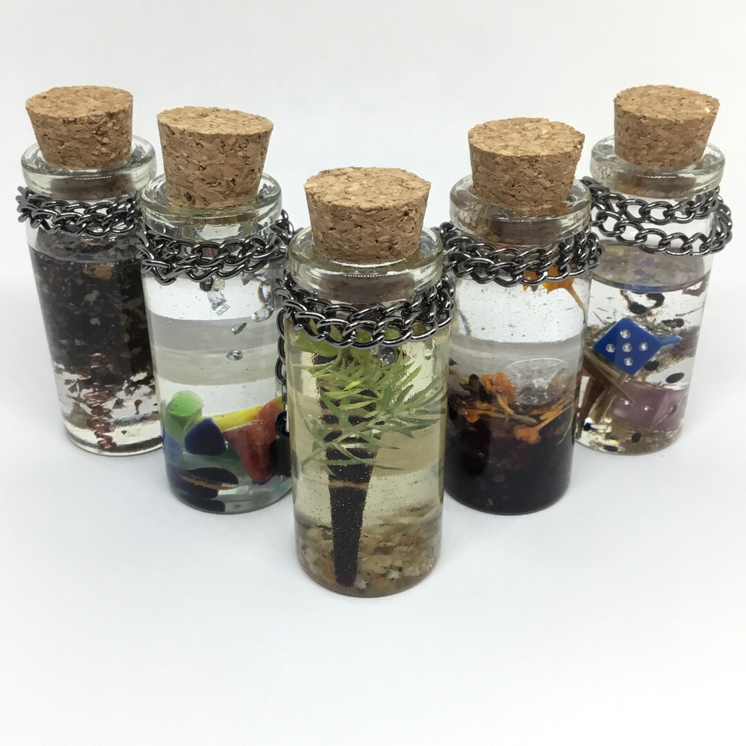 Witches Potion Bottles With Unique Variety for Gamers or Cosplay, Hooks ...