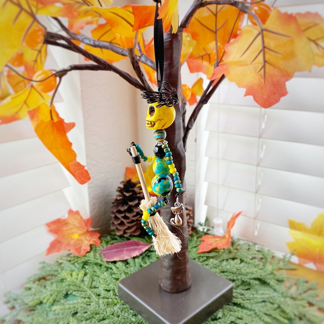 Flying Witch Ornament for Halloween Tree or Garland Decorations - Etsy