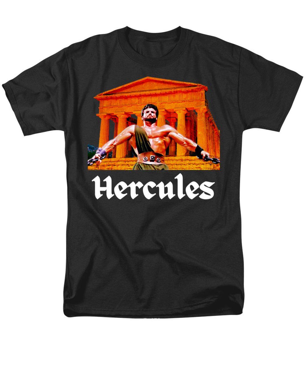Steve Reeves as Hercules NEW Premium T-shirt Adult Size S-4XL Perfect ...